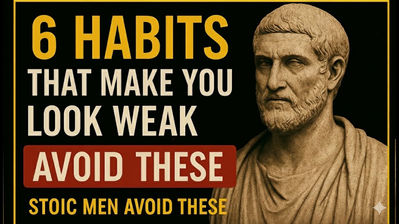 6 Habits That Make You Look Weak Stoic Men Don't Do These 2 - YouTube