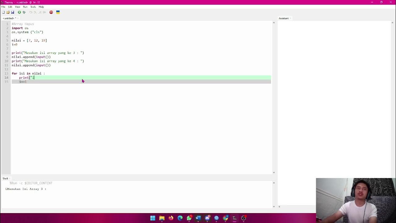 Array Input #L2 - YouTube