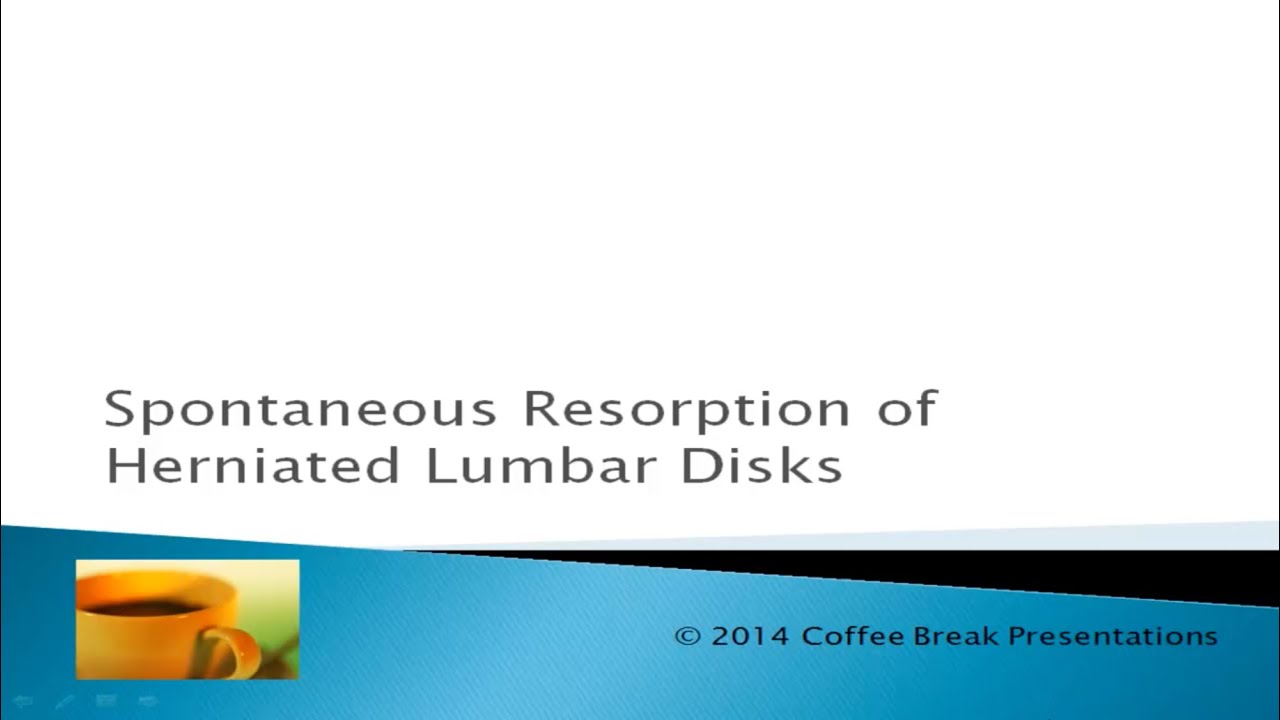 Spontaneous Disc Resorption - YouTube