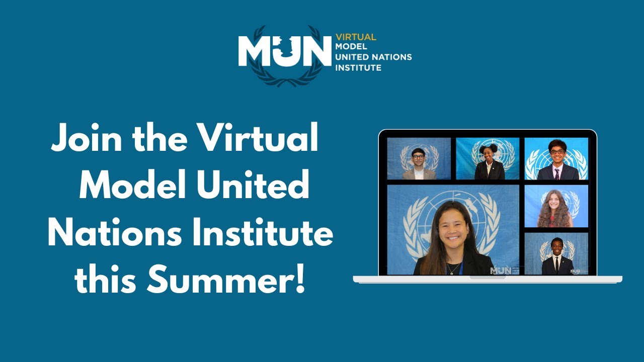 Virtual Model United Nations Institute - Join Us This Summer! - YouTube