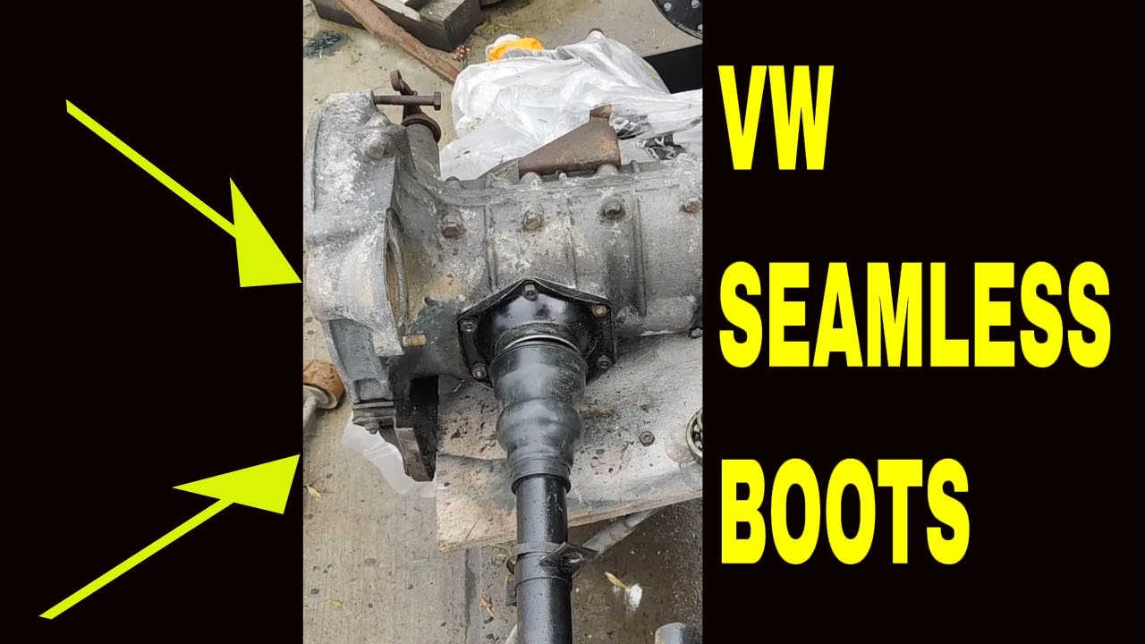 SEAMLESS VW Axle boots How to do them to your classic VW - YouTube