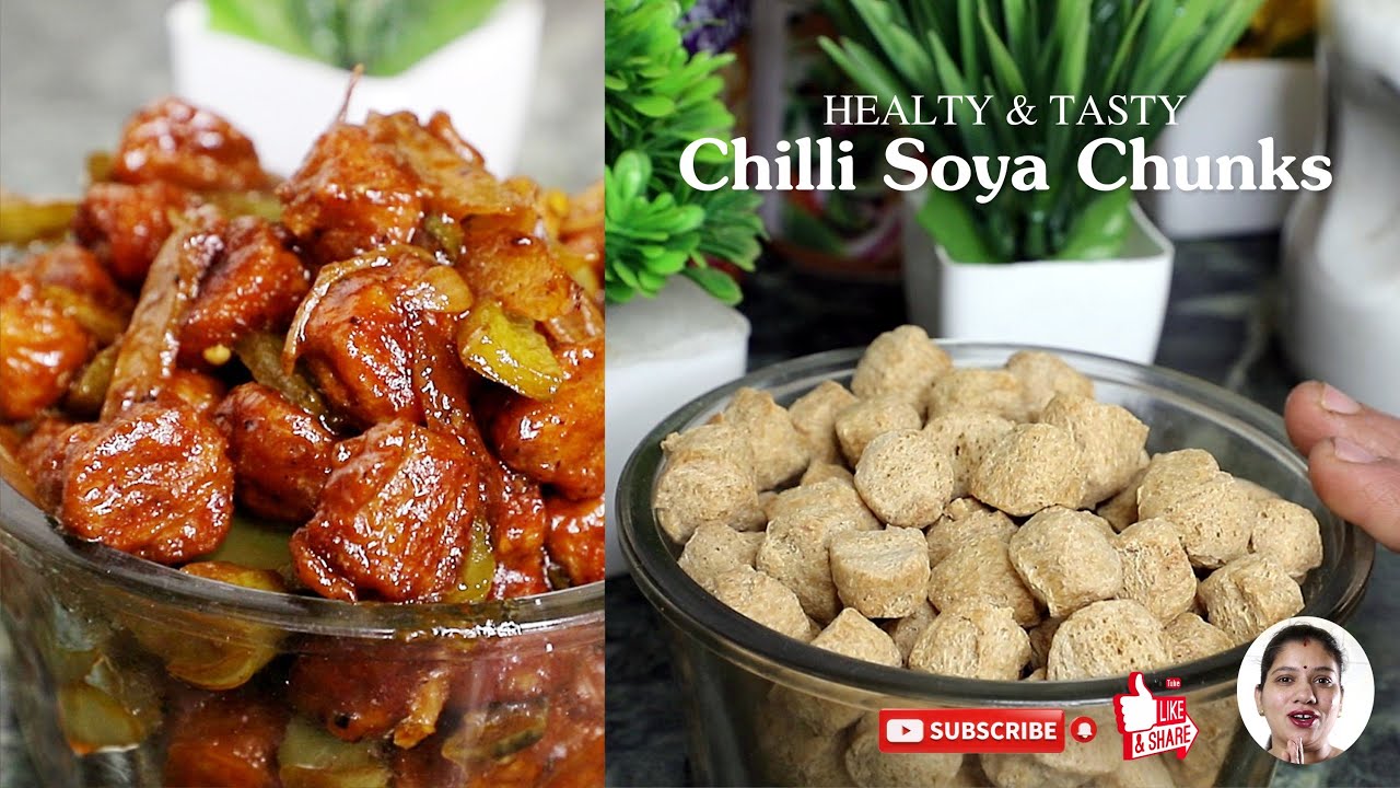 1. "Delicious Chilli Soya Chunks Recipe | Spicy and Flavorful" #food # ...