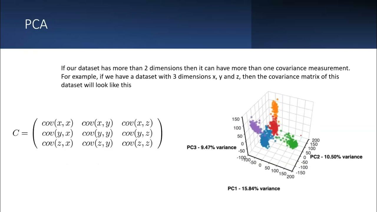 Machine Learning: Principal Component Analysis (PCA) Chapter 8 - YouTube