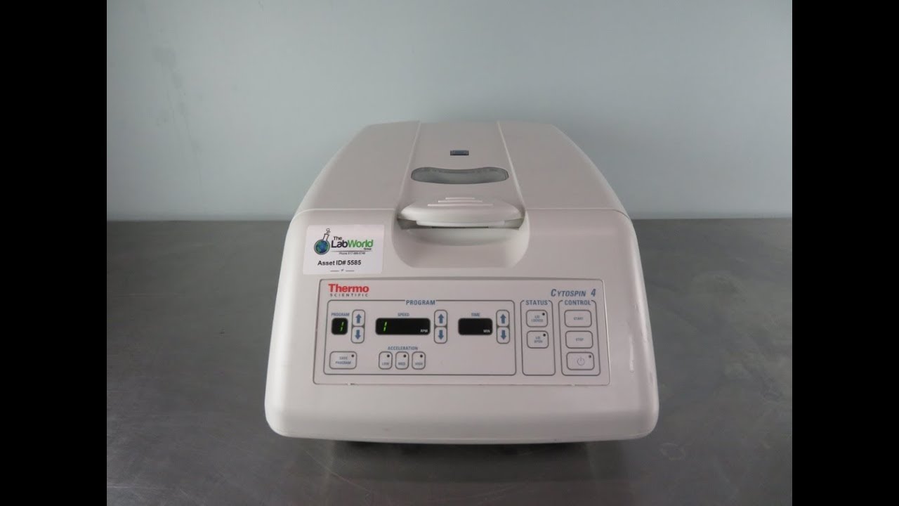 Thermo Scientific Cytospin 4 Cytocentrifuge - YouTube