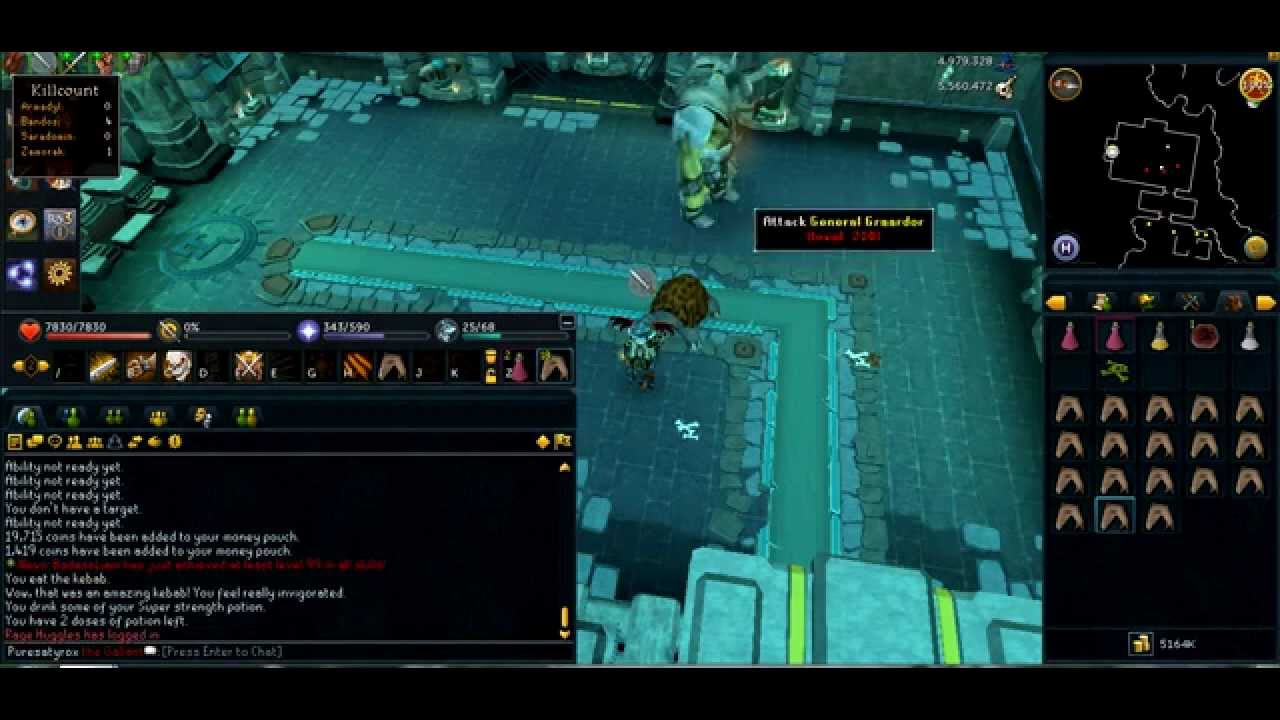 Runescape 3 Bandos solo guide - YouTube