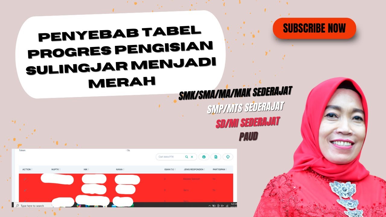 Penyebab tabel progres pengisian sulingjar menjadi merah - YouTube