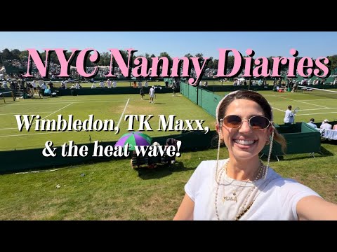 WIMBLEDON in a HEATWAVE 🎾🇬🇧 | Paris to London Travel Vlog