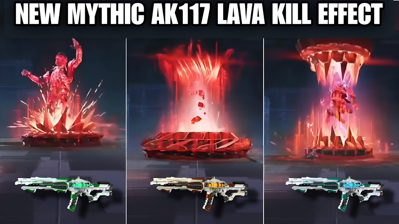 *NEW* MYTHIC AK117 LAVA ALL UPGRADED KILL EFFECT LEAKS CODM 2024 | CODM NEW MYTHIC AK117 LAVA ...