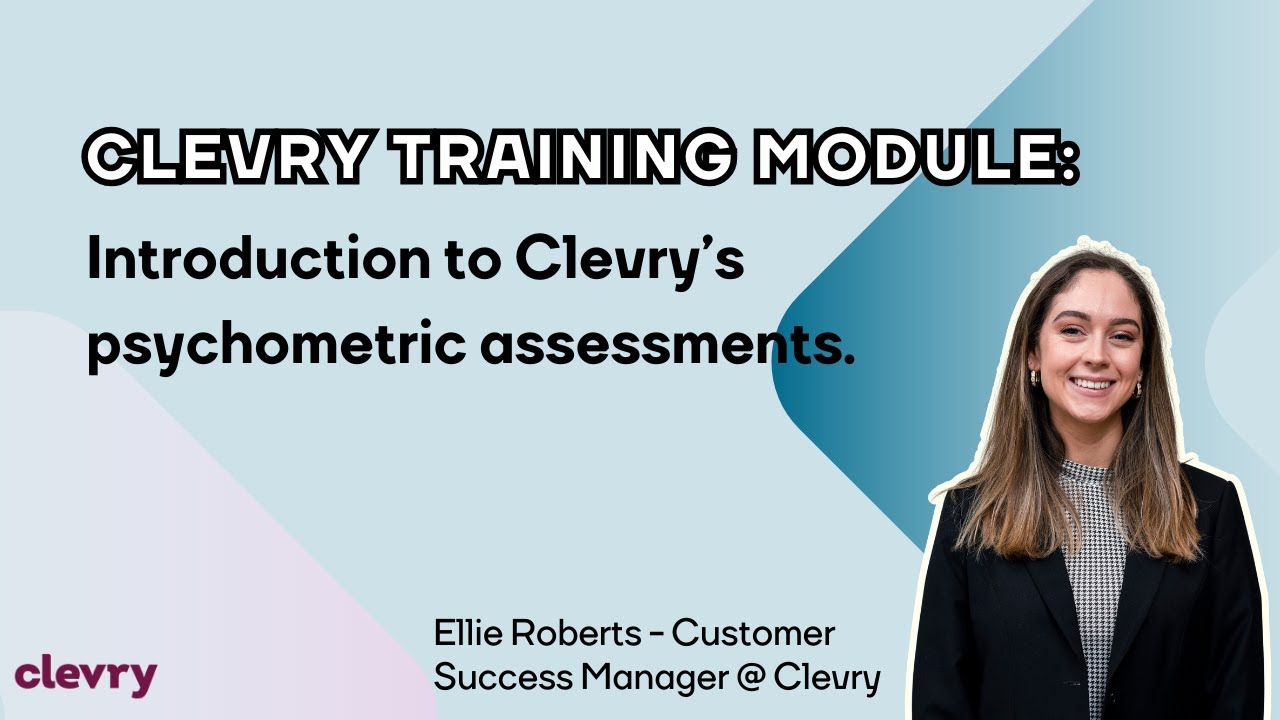 Introduction to Clevry's psychometric assessments - YouTube