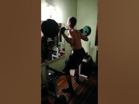 08/12/2020 day247, Beltless Squats 100kg, bodyweight: 83kg - YouTube