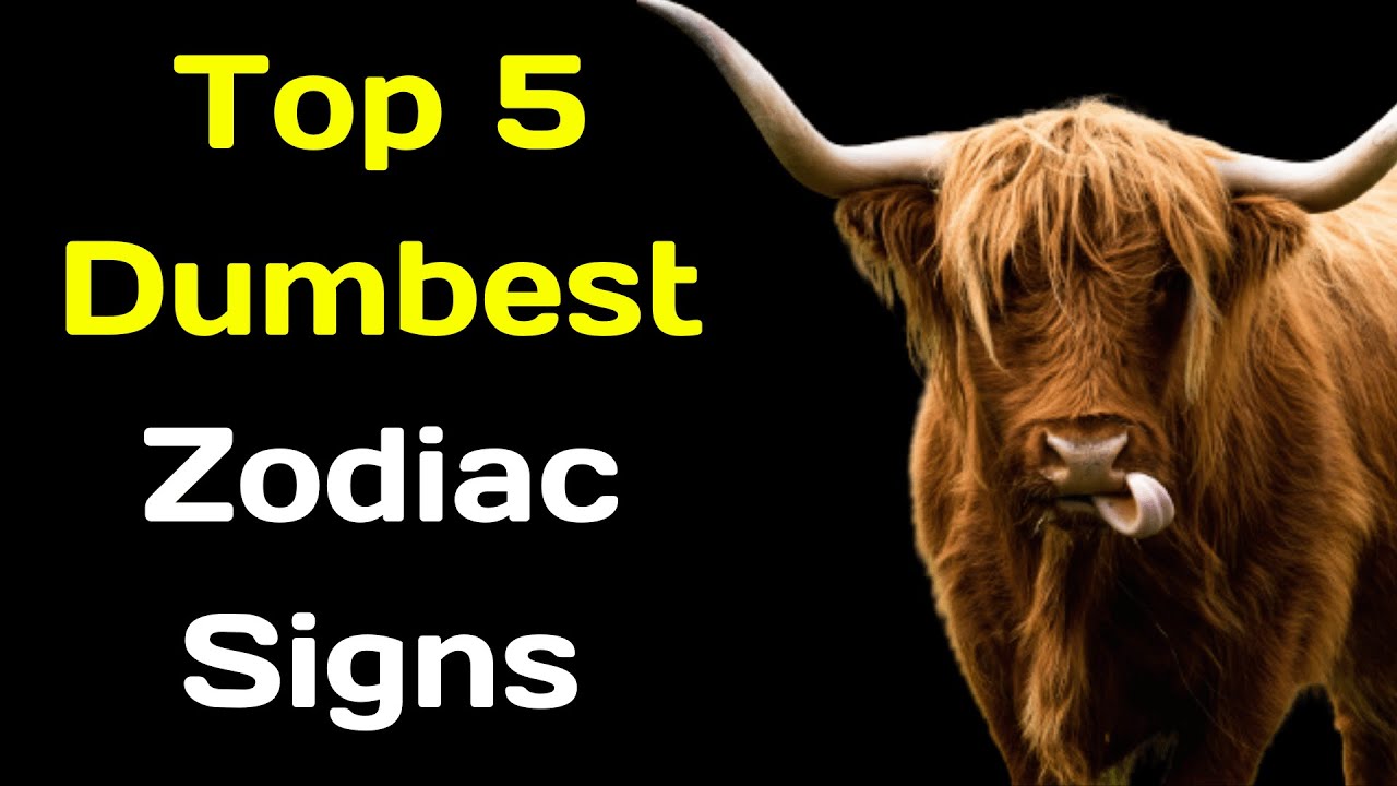 Top 5 Dumbest Zodiac Signs - YouTube