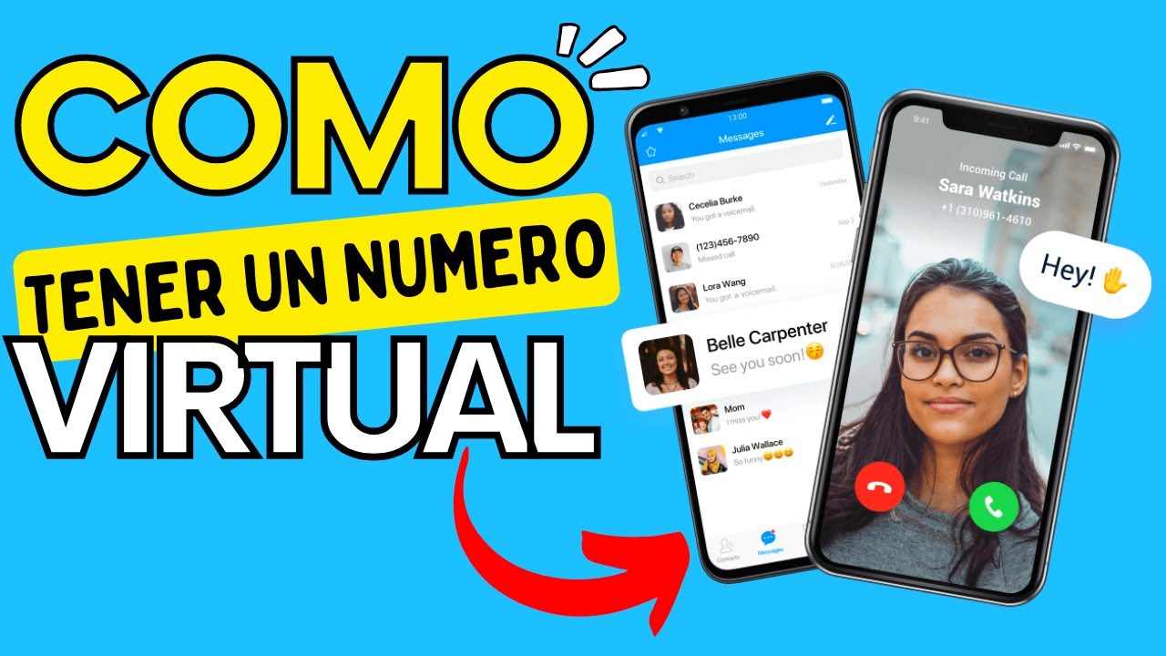 Cómo obtener un número virtual para llamadas y mensajes