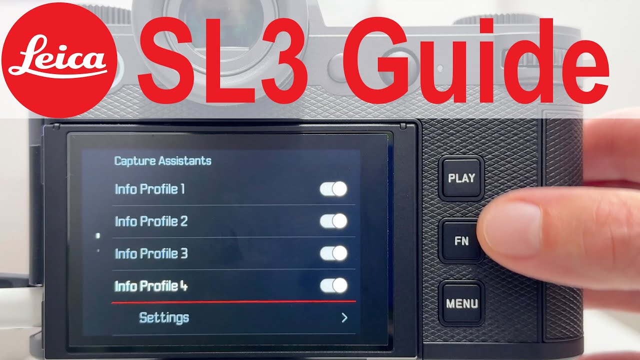 Leica SL3 Setup Tutorial | 50+ Tips & Tricks - YouTube