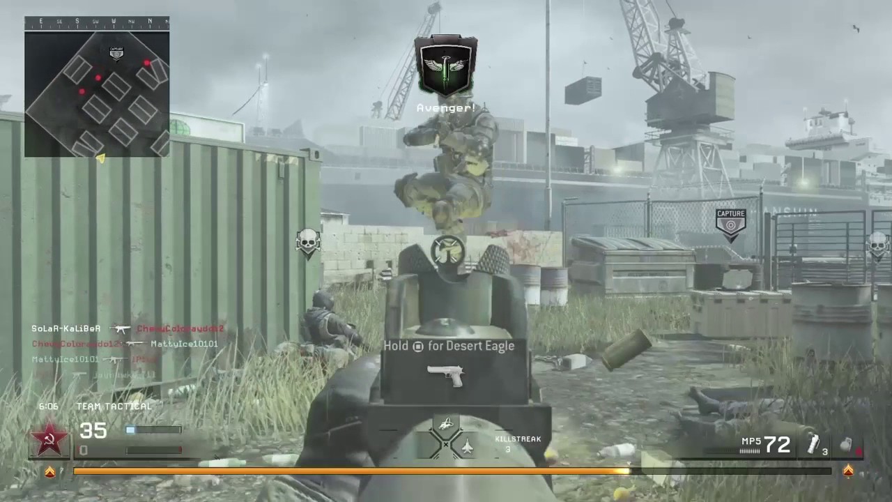 COD 4 Remastered Headquarters Gameplay: Shipment Decimation, Breaking ...