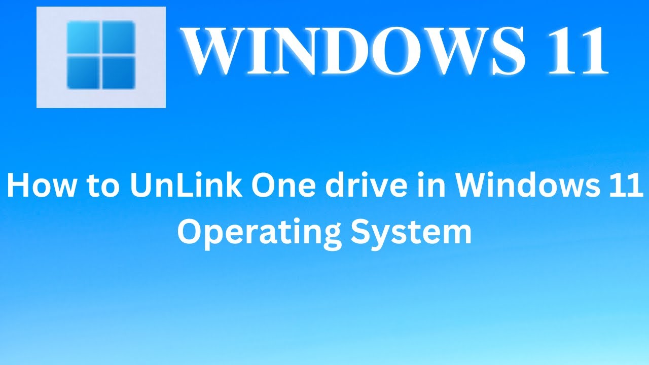 How To Unlink Onedrive Account From Windows 11 YouTube how-to-unlink-onedrive-account-from-windows-11-youtube