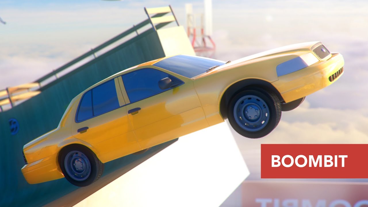 Mega Ramp Car Jumping - YouTube