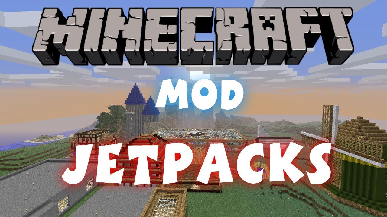 Minecraft - Mods: Jetpacks, Parachute and Paraglider - YouTube