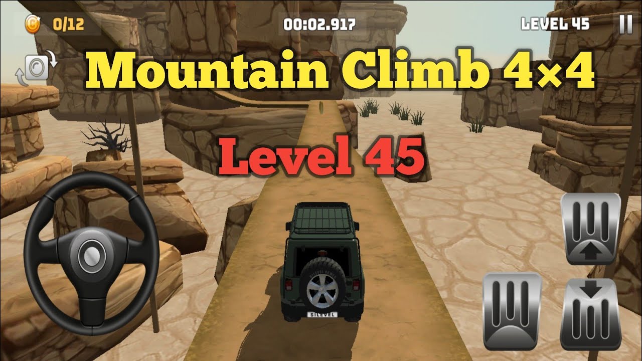 Mountain Climb4×4 Level 45//1 Tap Finish Level Fourty-Five🚗//Car Game ...