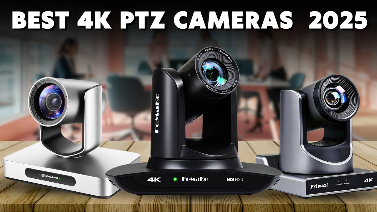 5 BEST 4K PTZ Cameras for AUTO-TRACKING Your Stream - YouTube