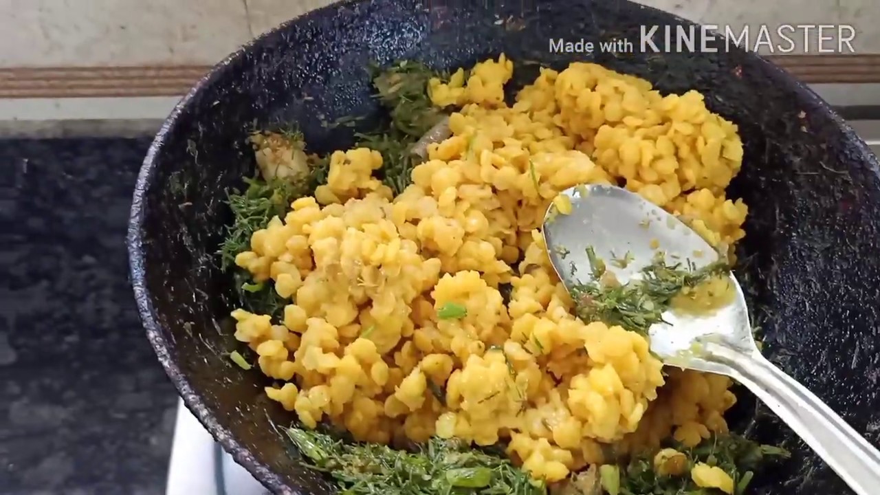 Sopkura Pappu | शेपू वरण | Shepu | Shepuchi Bhaji - YouTube