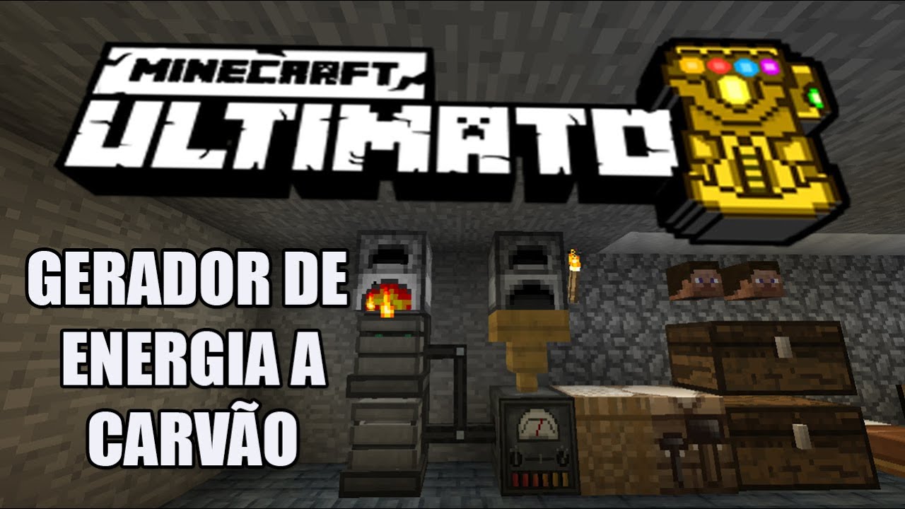 GERADOR DE ENERGIA A CARVÃO !!! CIDADE DO FUTURO - ( MINECRAFT 1.12.2 ...