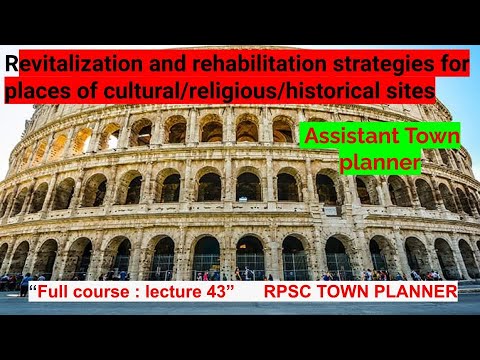 Revitalization and rehabilitation strategies || cultural || historical ...