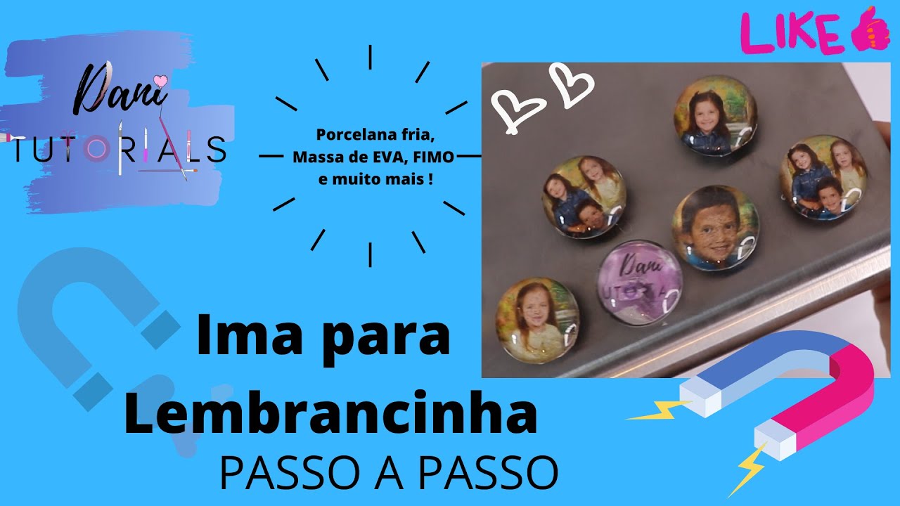 COMO FAZER IMA COM FOTO PARA LEMBRANCINHA PASSO A PASSO | SUPER FACIL BY DANI TUTORIALS - YouTube