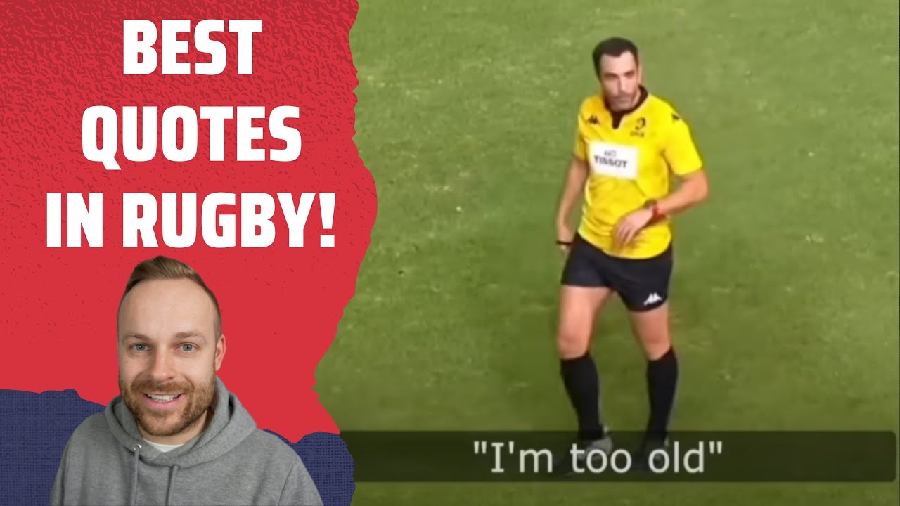 Football Referee Reacts to... The BEST 'Ref Mic' Quotes in Rugby - YouTube