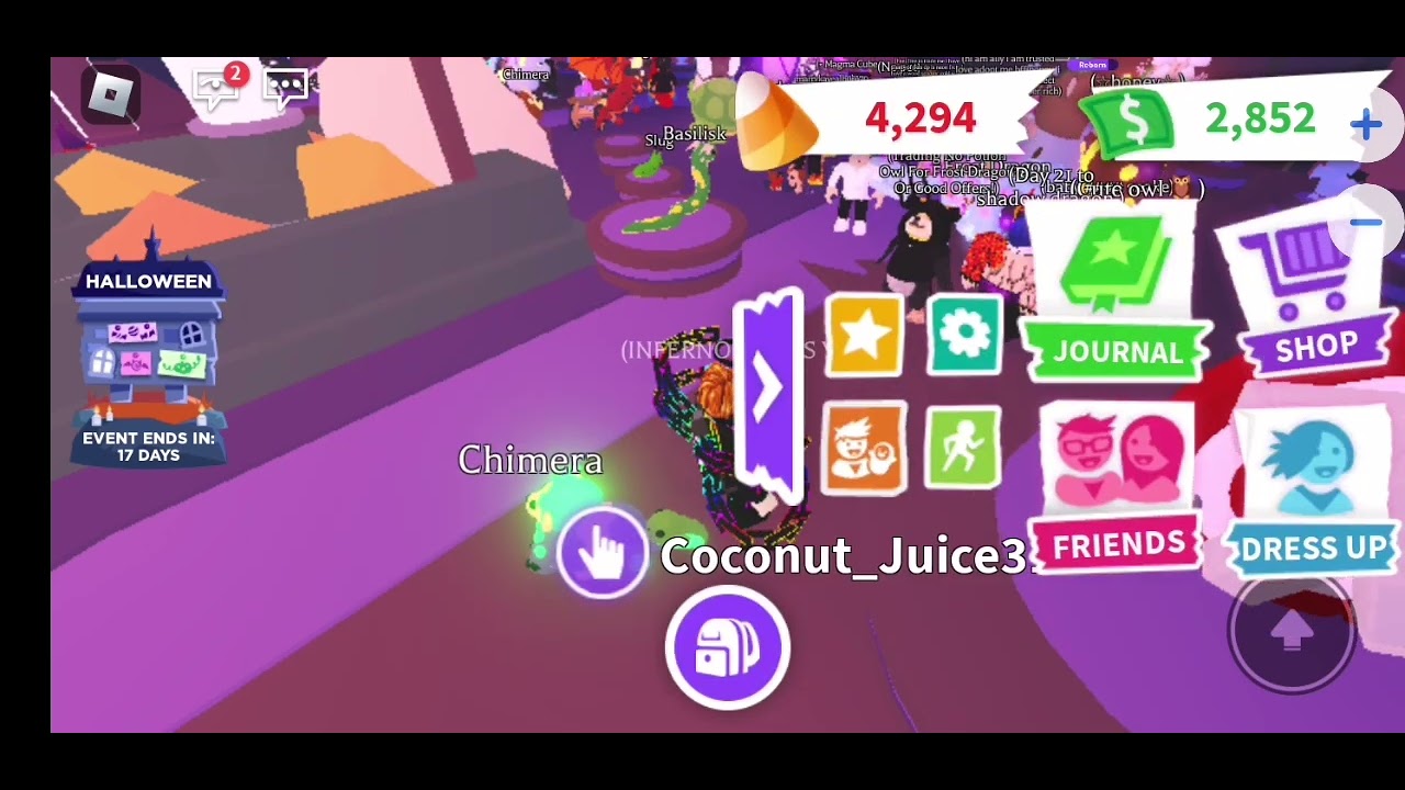 NO WAY GUYS... I GOT A MEGA NO POT CHIMERAIN ADOPT ME#trading #adoptme ...