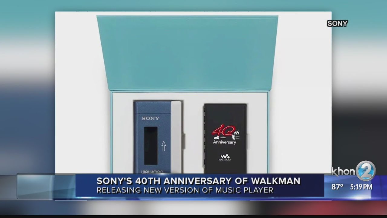 Sony releases new Walkman for 40th anniversary - YouTube