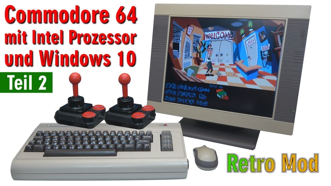 Commodore 64 Spiele DosBox Emulator D-Fend Reloaded - Umbau - C64 Retro ...