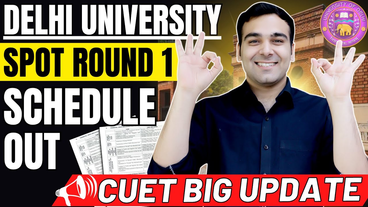 DU Spot Round 1 Schedule Released | CSAS 2023🔥 - YouTube
