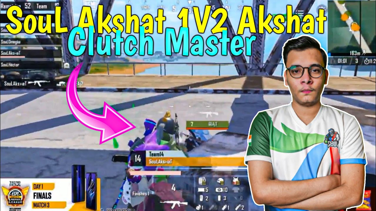 SouL Akshat 1V2 🥵 GE Akshat Clutch Master - YouTube