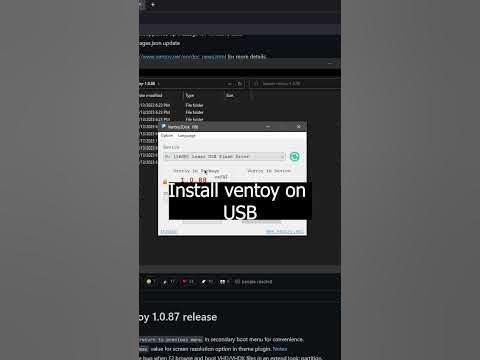 Multiple ISOs on 1 USB (Ventoy) - YouTube