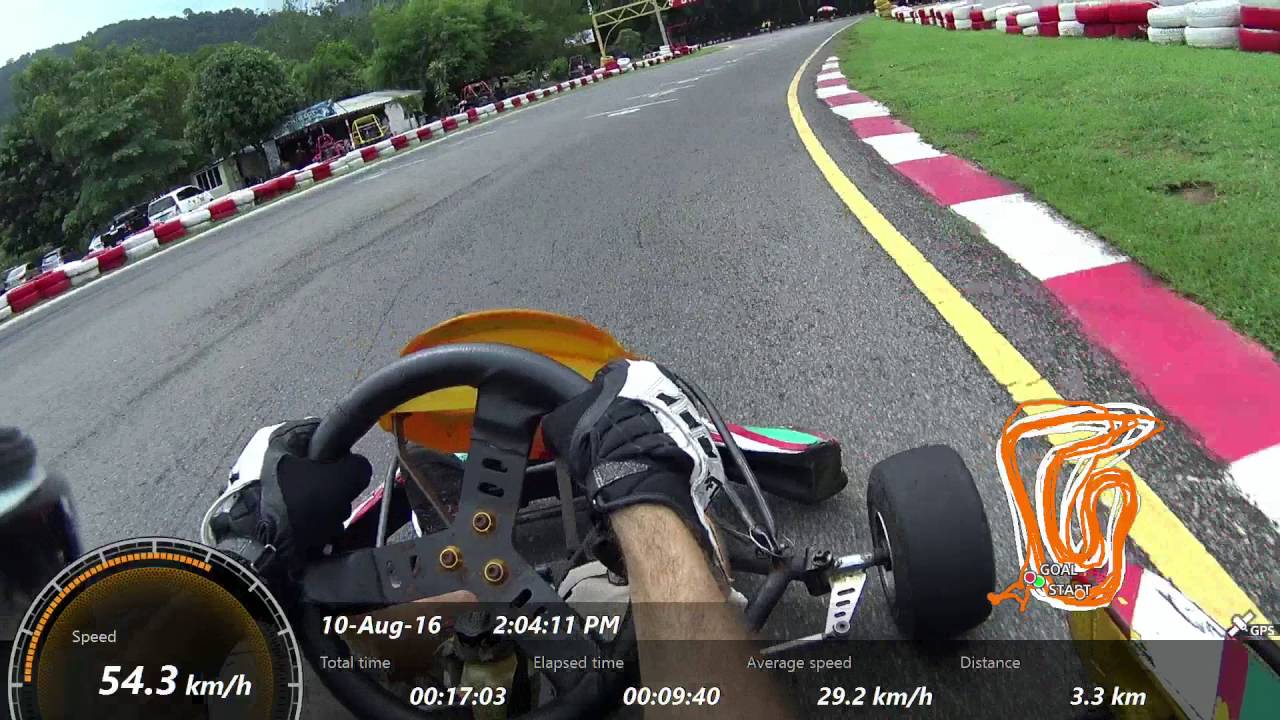 100cc 2-stroke go-kart at Phuket kart Patong - YouTube