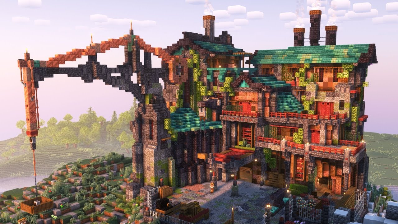 Dwarven Factory - Minecraft Timelapse - YouTube