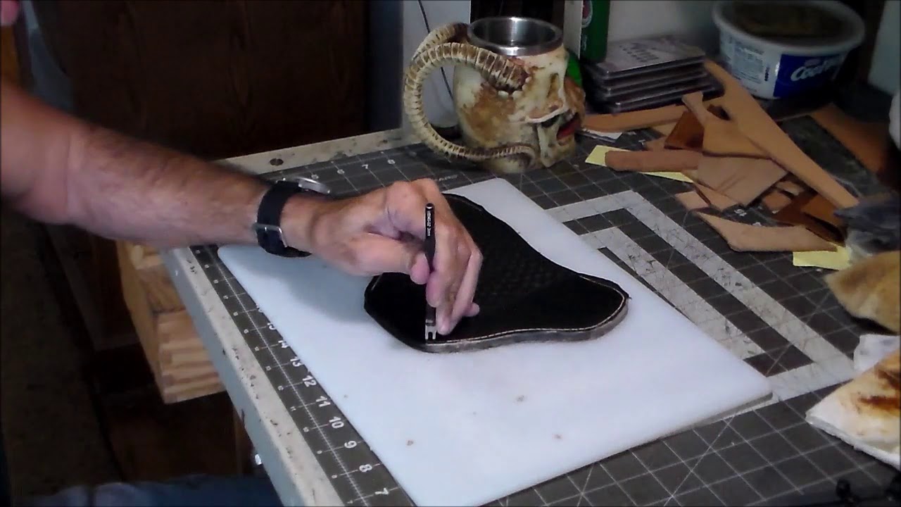Part 9-13: Punching Stitch Holes and Beveling Edges on a Leather ...