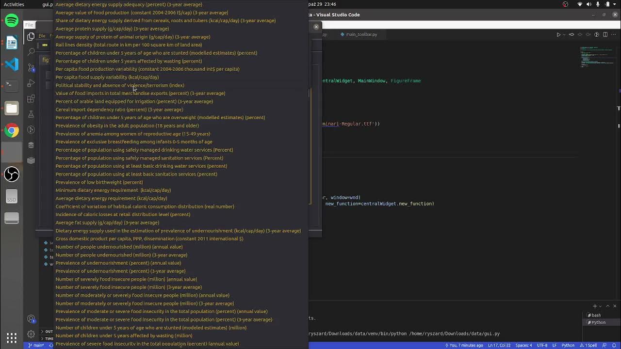 GUI in PySide6 that shows data from SQL DB (presentatnion) - YouTube