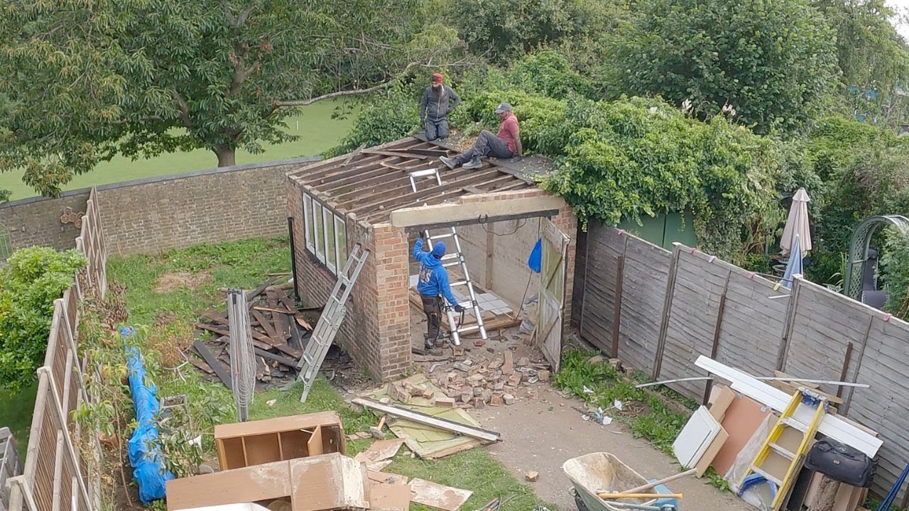 Building a Modern TINY HOUSE: Part 1 - Demolition - YouTube