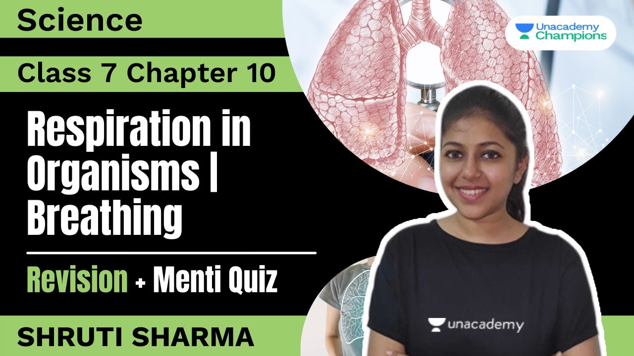 Respiration in Organisms | Breathing | Revision Session | Class 7 ...