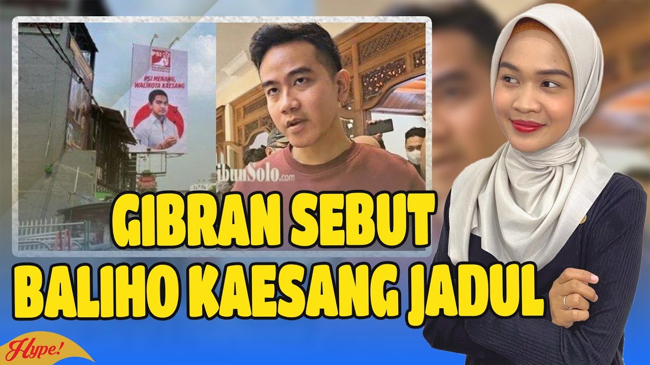 Gibran Sebut Pemasangan Baliho Kaesang Di Depok Cara Jadul, PSI : Ya ...