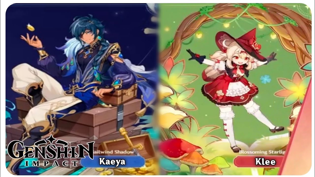 Klee and Kaeya New outfit Skins! - Showcase Trailer | Genshin Impact ...
