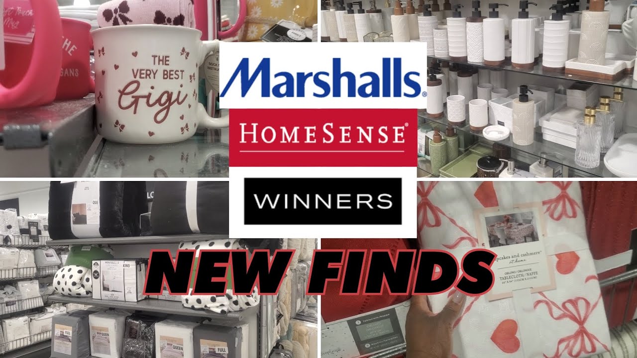 NEW FINDS AT Homesense, Marshalls &Winners! - YouTube