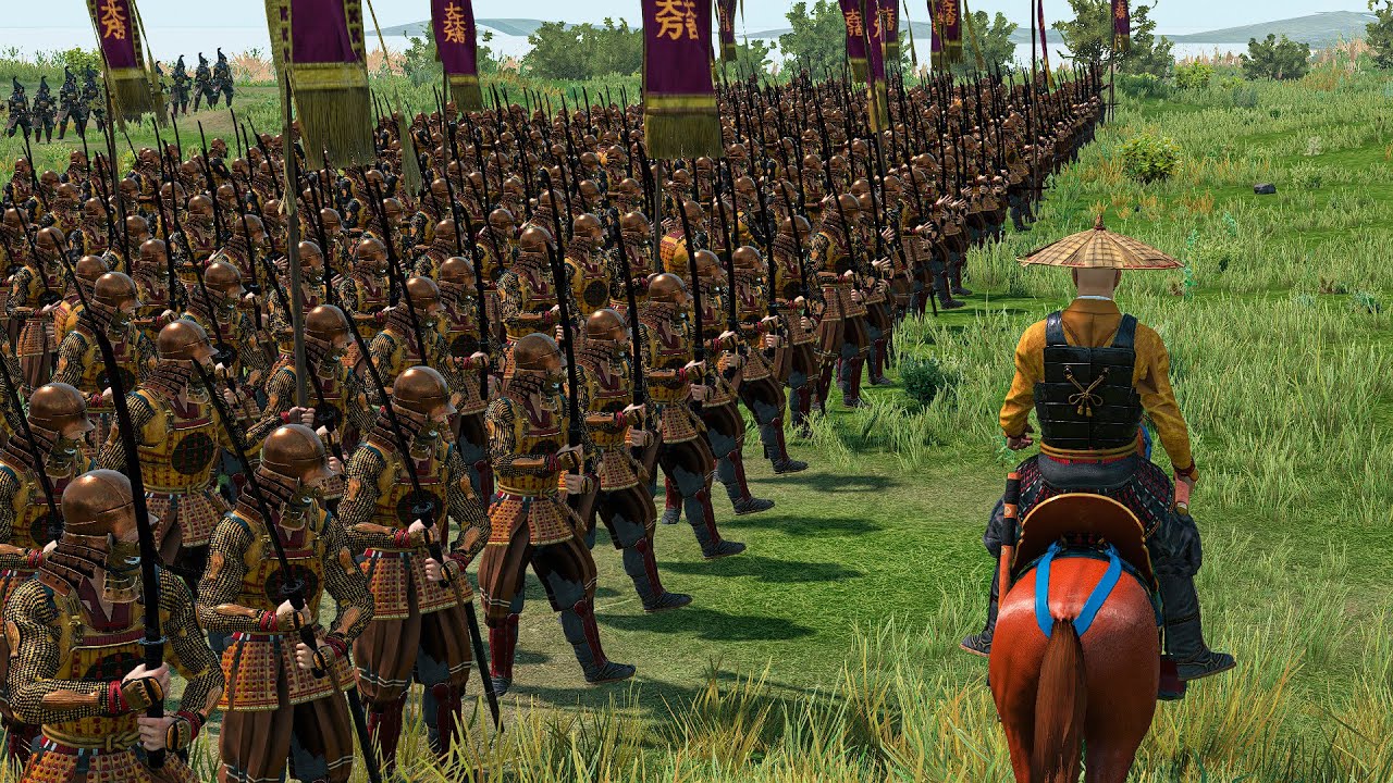 1000 Yellow Samurai Charge the Roman Legion — The Golden Storm of ...