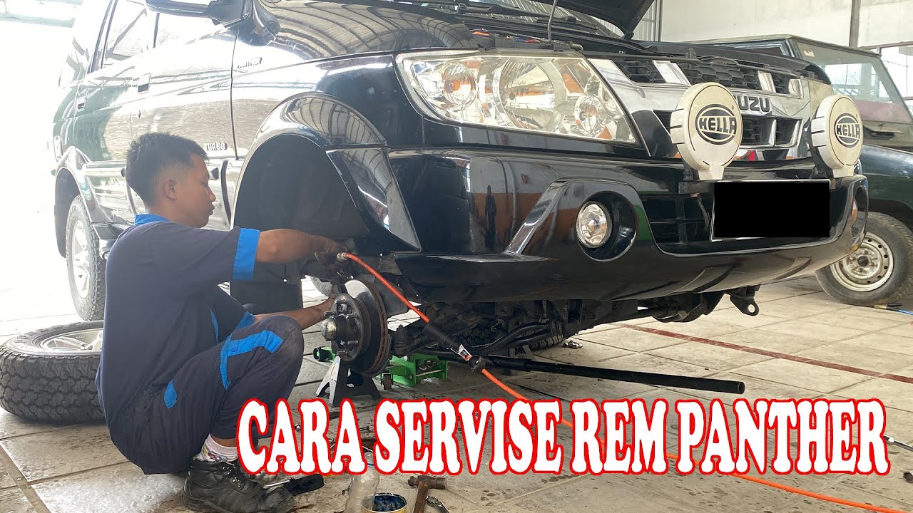 Tips Cara Mudah Servise Rem Depan & Belakang Mobil Isuzu Panther - YouTube