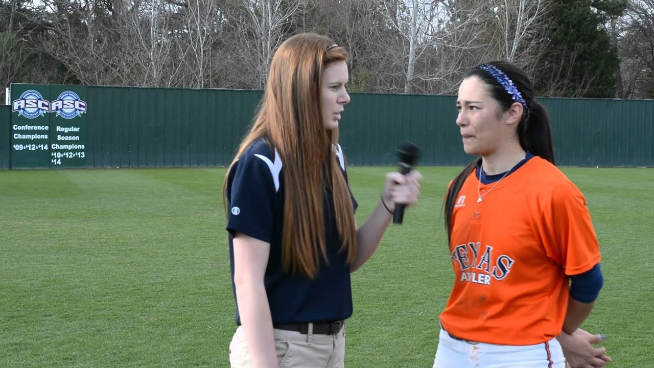 Raven Rodriguez - UT Tyler Softball (Feb. 8, 2015) - YouTube