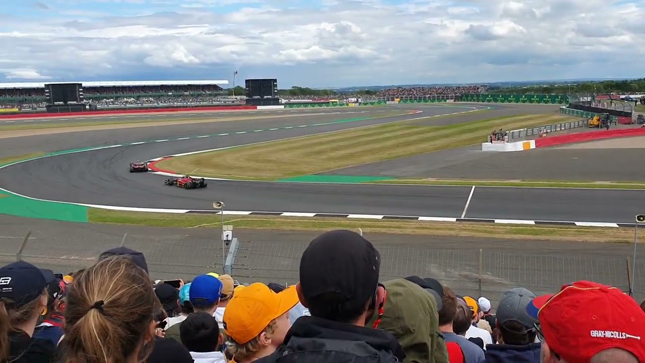 British Grand Prix at Silverstone 2022 - view from Village A - seat 77 ...