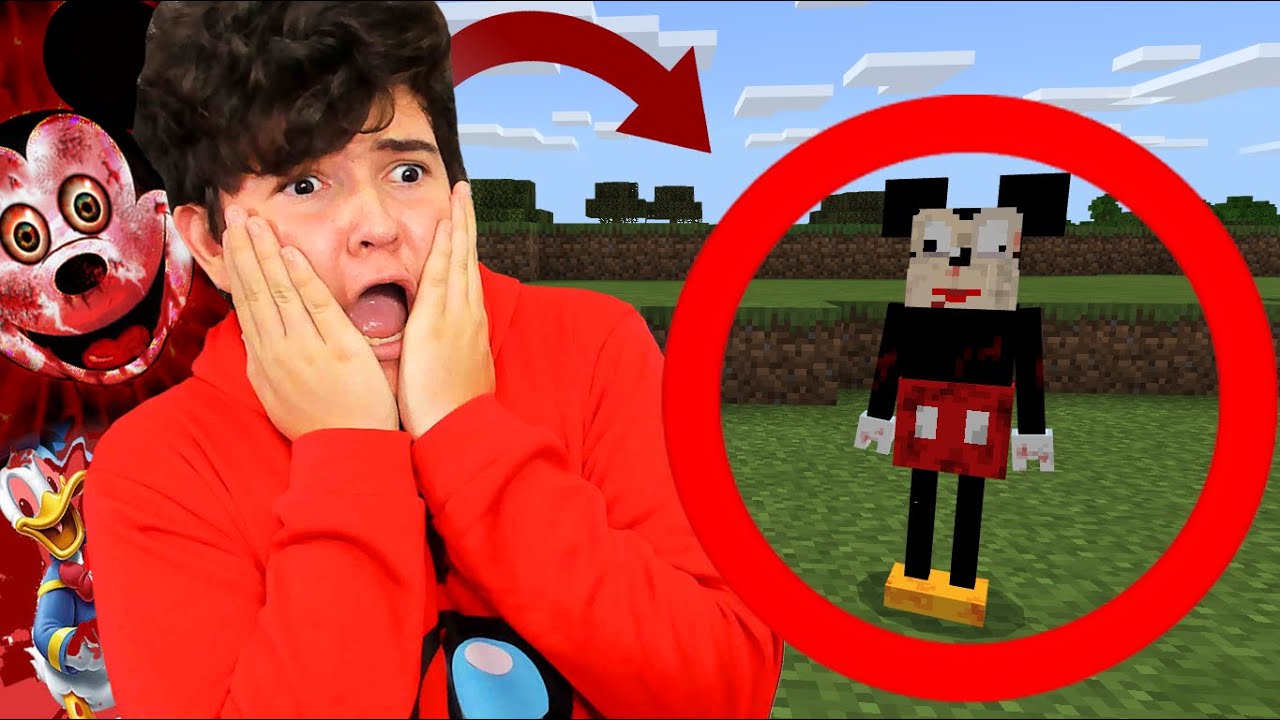 Me Encontre a MICKEY.EXE en Minecraft a las 3:00 AM 😨 - YouTube