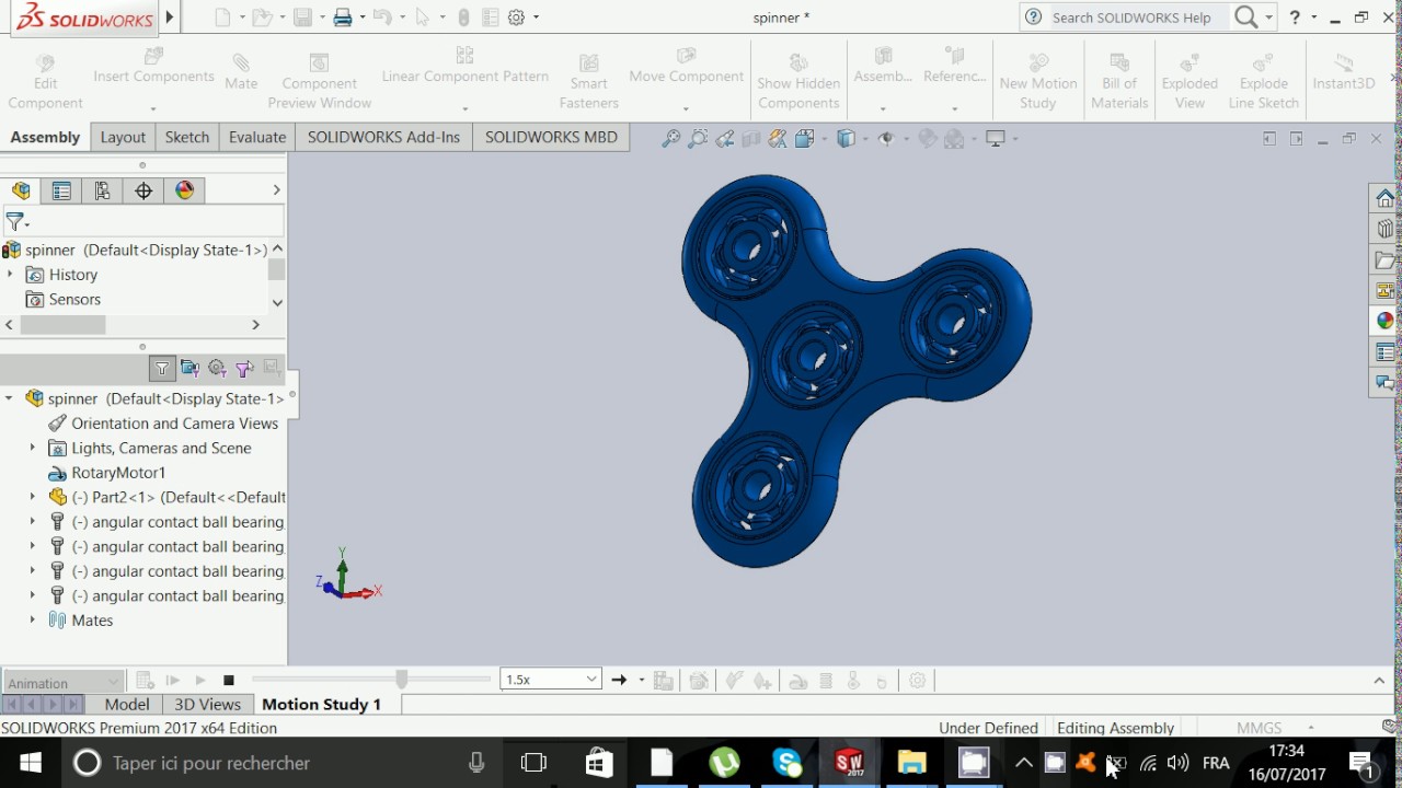 Solidworks Spinner Youtube