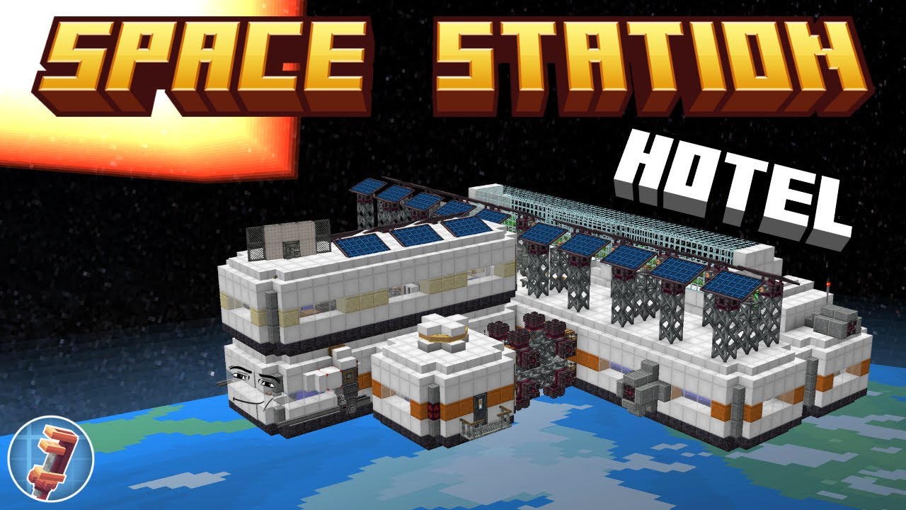 Working SPACE STATION in Create Mod Minecraft - YouTube